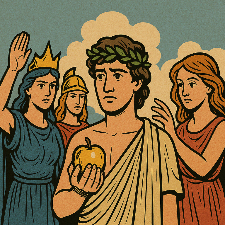 Mitologia Greca: Paride, Elena e il mito del Pomo della Discordia ...