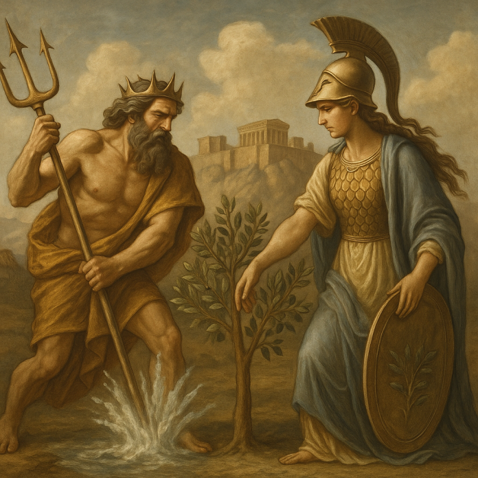 Atena e Poseidone: la sfida che diede il nome ad Atene | Bassaparola