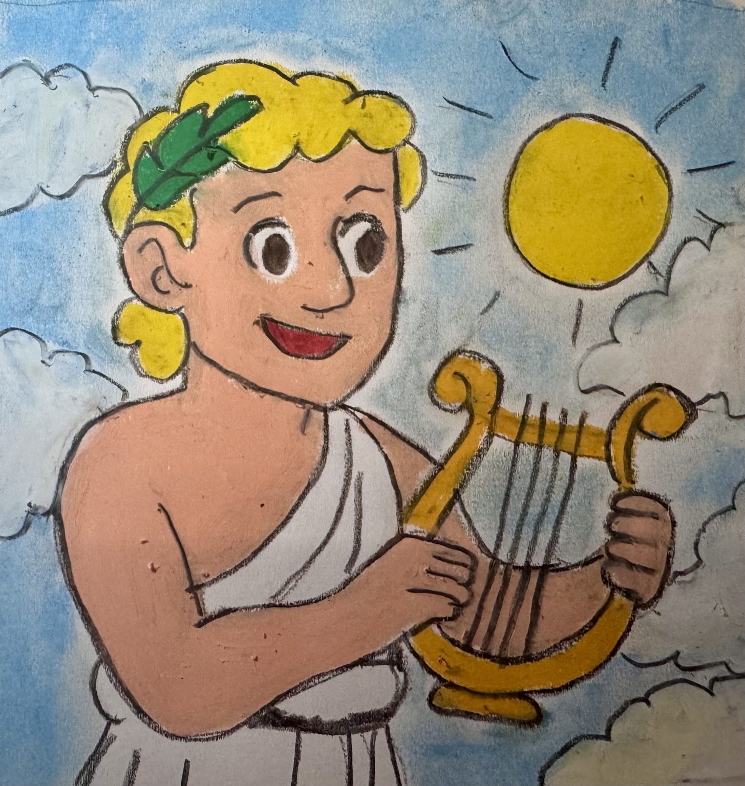 Mitologia greca per bambini: Apollo il dio del sole e della musica ...